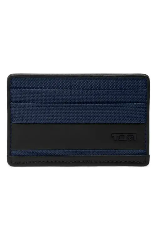 Tumi Alpha Slim Nylon Card Case - Navy