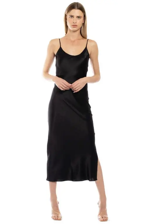 MOTHER OF ALL Kelly Maxi Slip Dress - Black