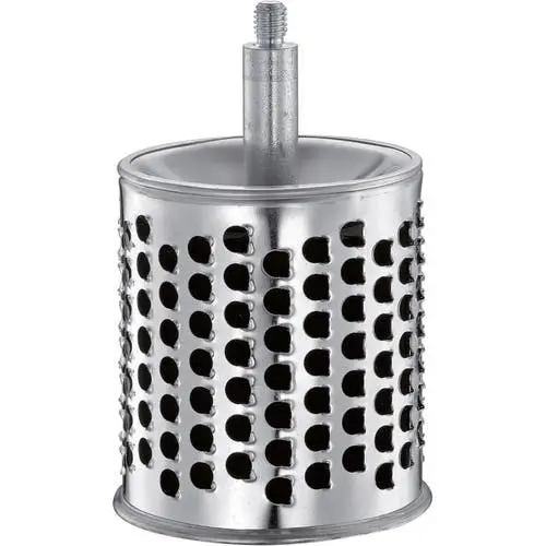 ZASSENHAUS Classic Drum Grater With Suction Base, 2 Grating Drums, Pestle - Red