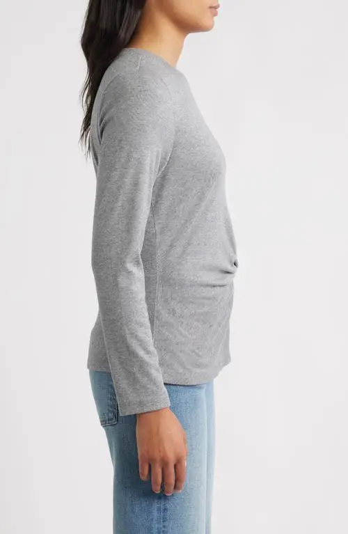 Wit & Wisdom Twist Front Crewneck T-shirt