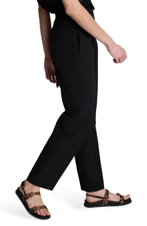 KENNETH COLE Luxe Twill Straight Leg Pants