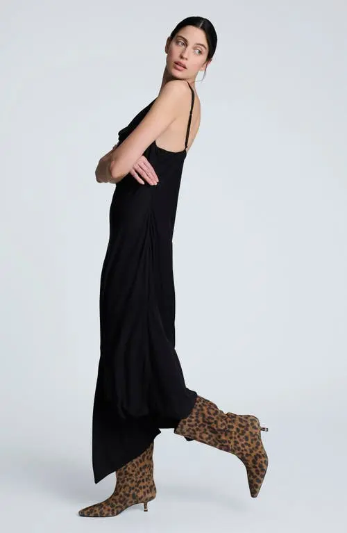 KENNETH COLE Sleeveless Cowl Neck Dress - Black