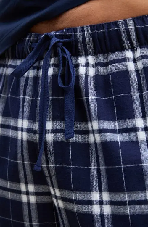 PETITE PLUME Oxford Tartan Cotton Twill Pants