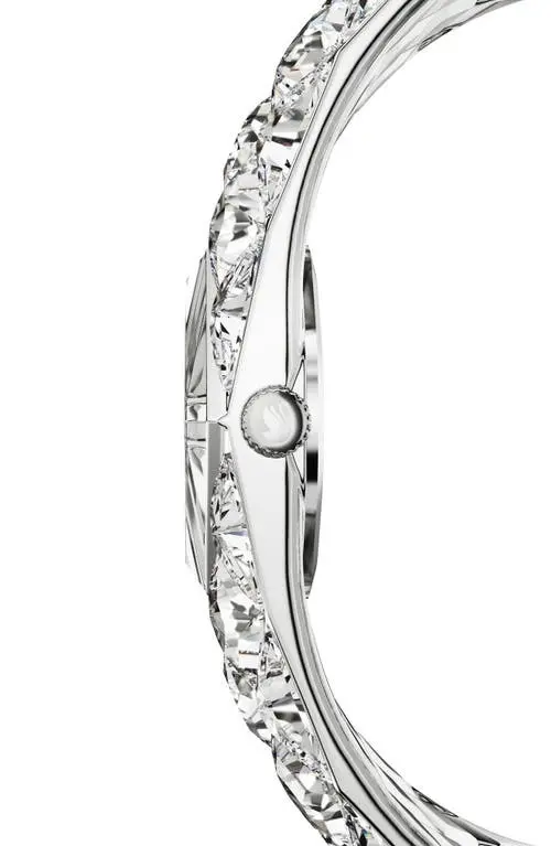 SWAROVSKI Curiosa Bangle Bracelet Watch - Silver