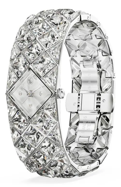 SWAROVSKI Curiosa Bangle Bracelet Watch - Silver