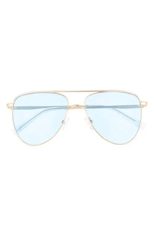 Le Specs The Duke 57mm Aviator Sunglasses - Gold