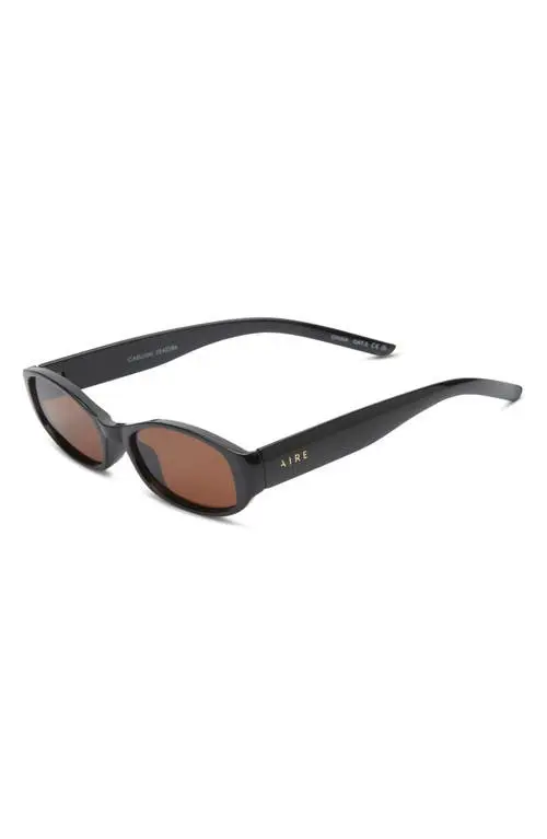 AIRE Caellum 52mm Oval Sunglasses - Black
