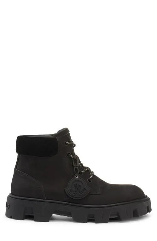 Moncler Peak City Lace-up Boots - Black