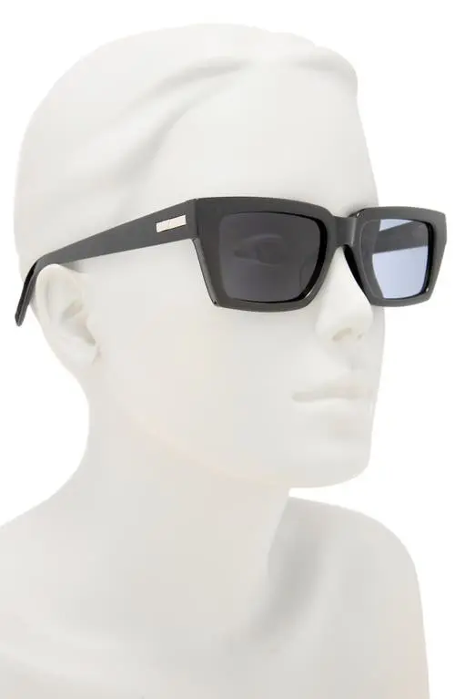 Le Specs Nocturnal Habit 54mm D-frame Sunglasses - Black