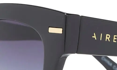 AIRE Intergalactic 50mm Square Sunglasses - Black