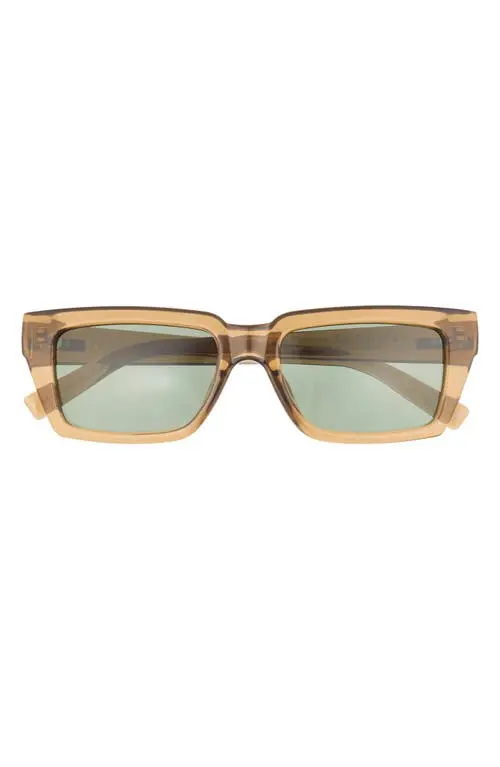 Le Specs Nocturnal Habit 54mm Polarized D-frame Sunglasses - Umber