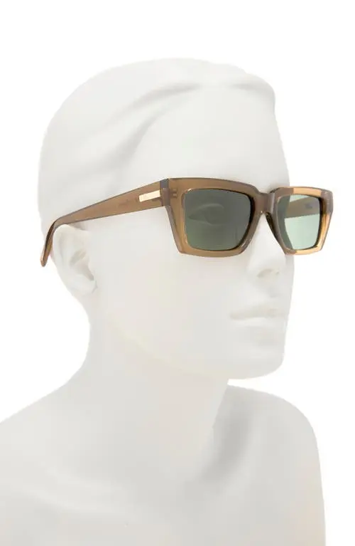 Le Specs Nocturnal Habit 54mm Polarized D-frame Sunglasses - Umber