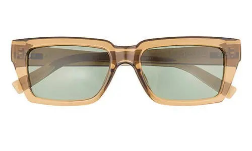 Le Specs Nocturnal Habit 54mm Polarized D-frame Sunglasses - Umber