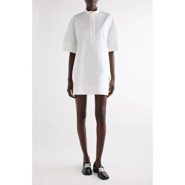 Givenchy A-line Cotton Poplin Minidress