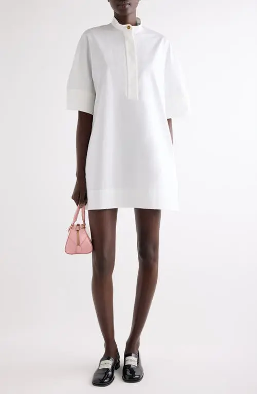 Givenchy A-line Cotton Poplin Minidress