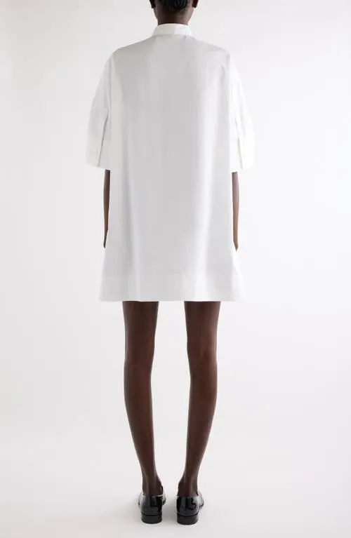 Givenchy A-line Cotton Poplin Minidress