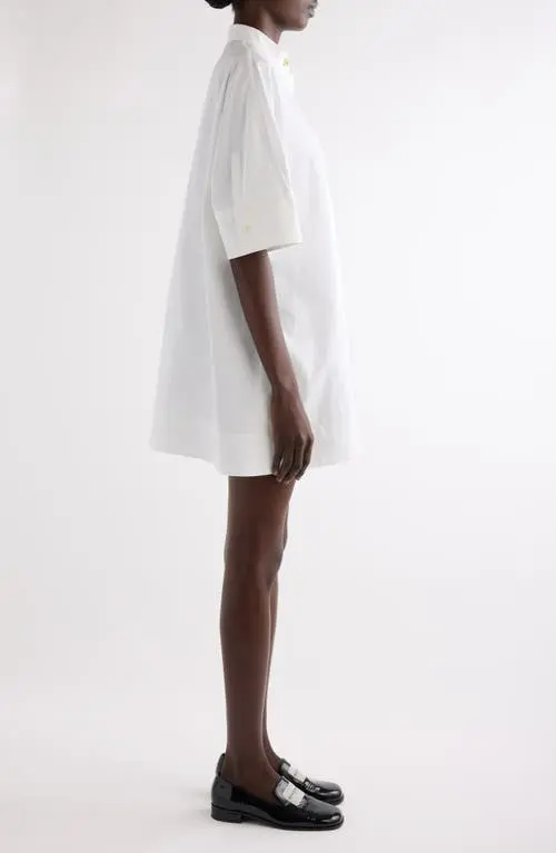 Givenchy A-line Cotton Poplin Minidress