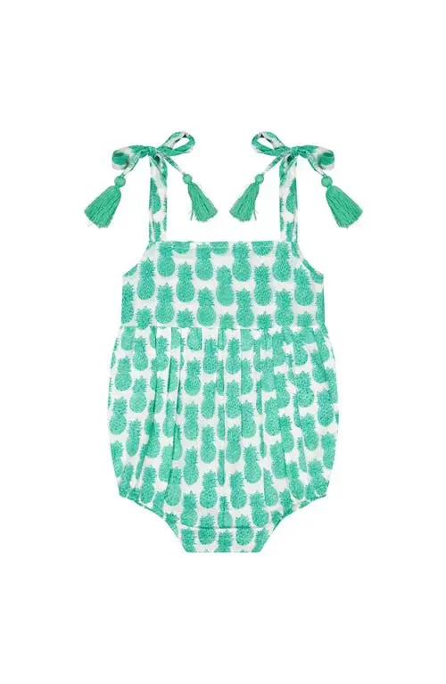 MER ST. BARTH Zoe Baby Romper - Pineapple Crush Lagoon