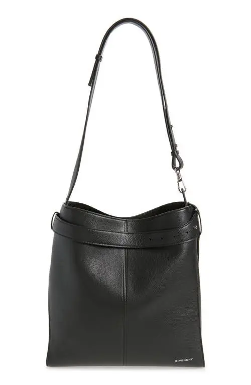 Givenchy Medium Belted Leather Tote - 001-black