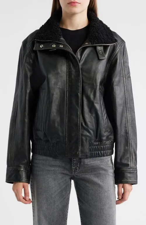 Sam Edelman Lambskin Leather Jacket