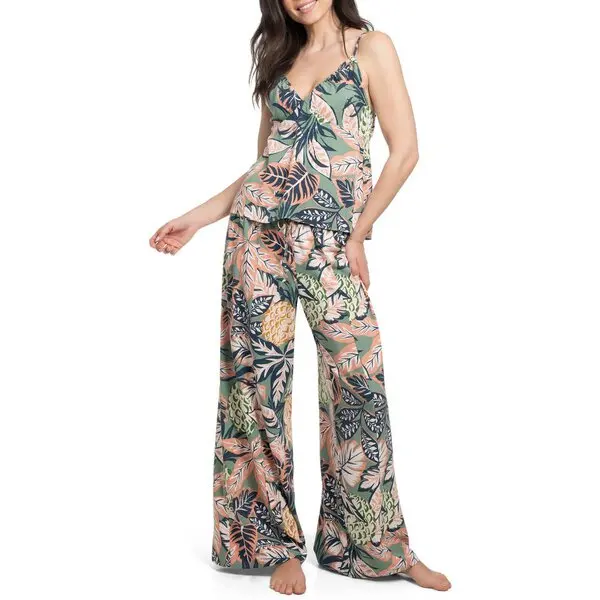 MIDNIGHT BAKERY Print Pajamas - Green