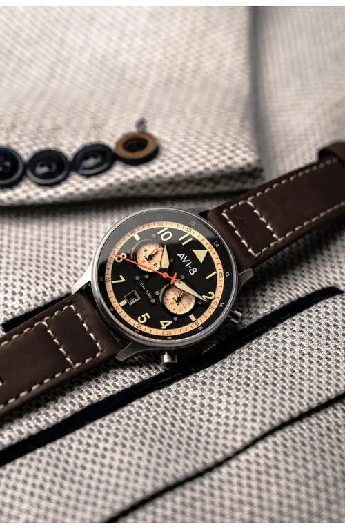AVI-8 Hawker Hurricane Chronograph Strap Watch
