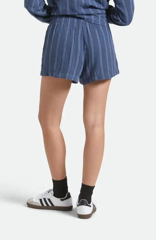Brixton Wandering Stripe Cotton Shorts