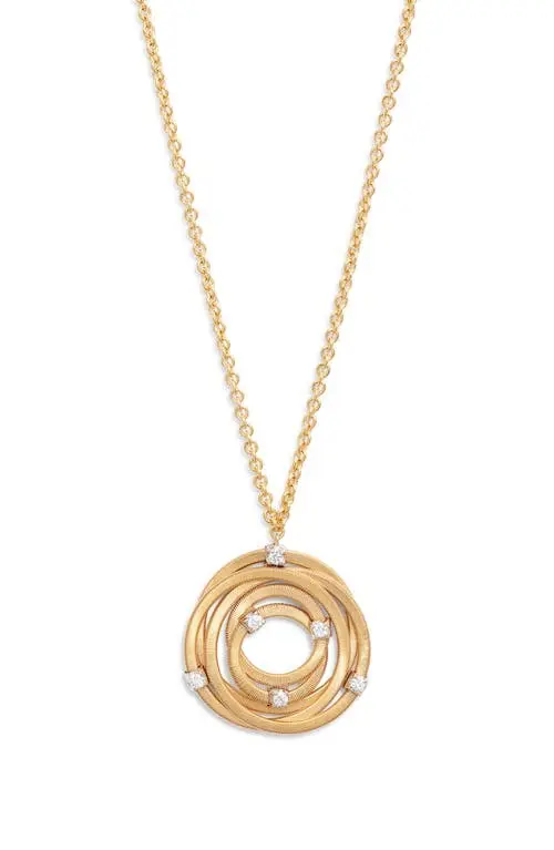 Marco Bicego Goa Diamond Pendant Necklace - Yellow Gold/diamond