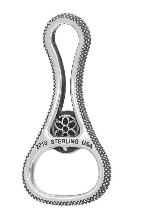 Good Art Hlywd Goosebumps Church Key Bottle Opener - Sterling Silver