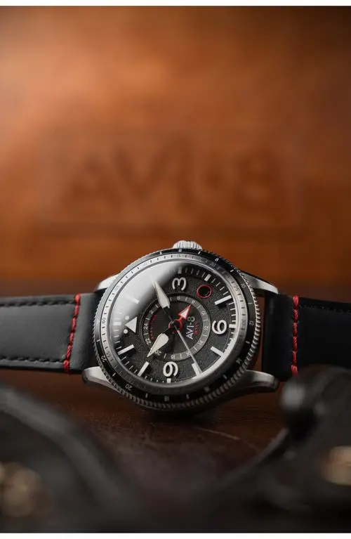 AVI-8 Flyboy Airmaster Gmt Strap Watch