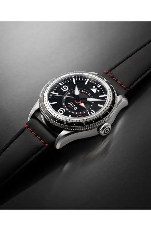 AVI-8 Flyboy Airmaster Gmt Strap Watch