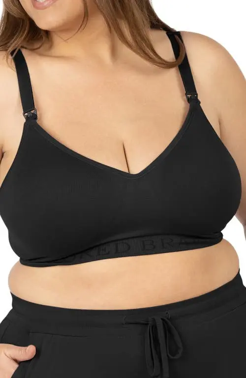 KINDRED BRAVELY Busty Sublime Contour Maternity & Nursing Brasizing Available From E-i Cup - Black