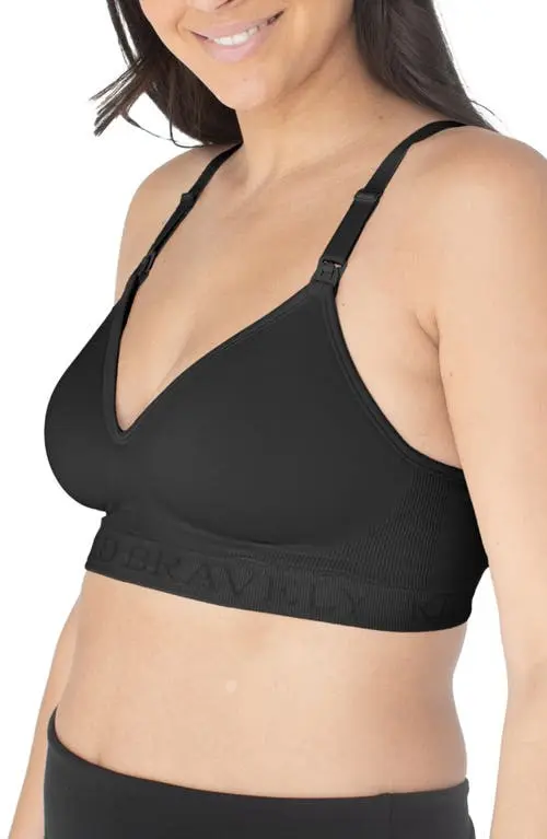 KINDRED BRAVELY Busty Sublime Contour Maternity & Nursing Brasizing Available From E-i Cup - Black