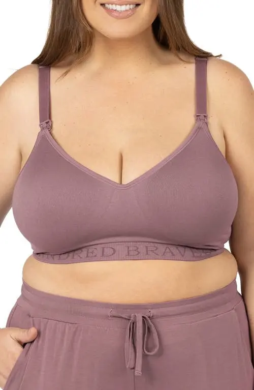 KINDRED BRAVELY Sublime Contour Maternity & Nursing Bra-sizing Available From B-d Cup - Twilight