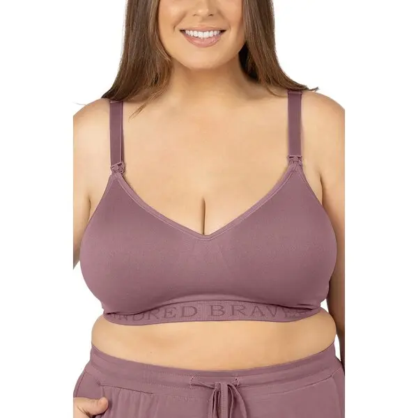 KINDRED BRAVELY Sublime Contour Maternity & Nursing Bra-sizing Available From B-d Cup - Twilight
