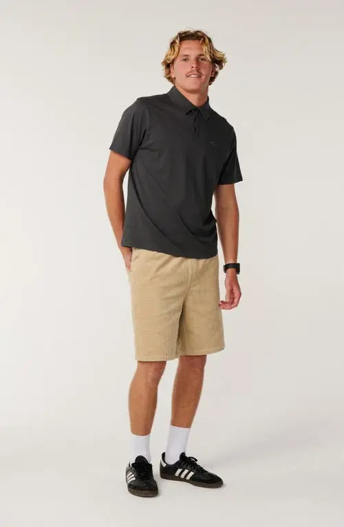 Rip Curl Easy As Relaxed Polo - Charcoal