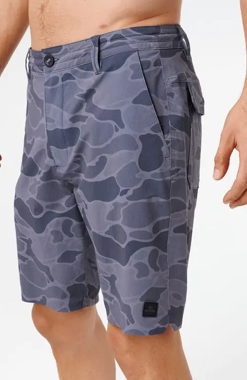 Rip Curl Boardwalk Water Repellent Shorts - Black/grey