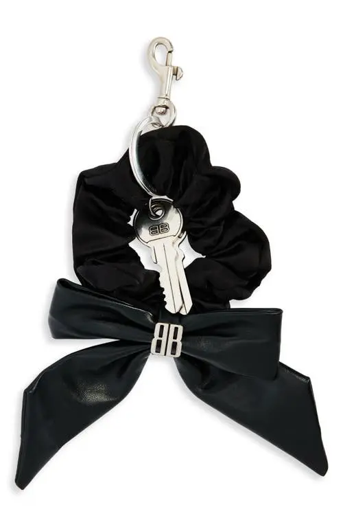 Balenciaga Scrunchie Key Ring - 1000 Black