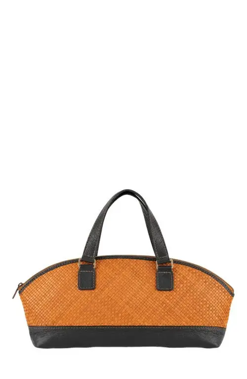 DEUX MAINS East-west Satchel