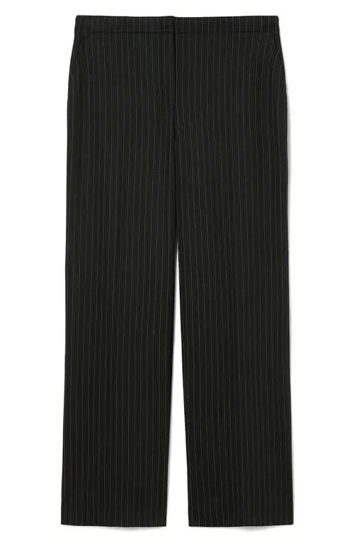 Marina Rinaldi Michela Pinstripe Stretch Jersey Pants