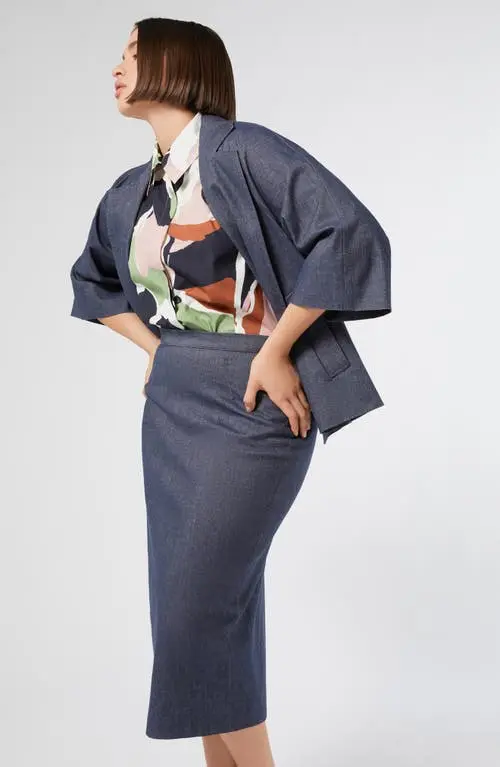 Marina Rinaldi Ottanta Cotton-blend Skirt