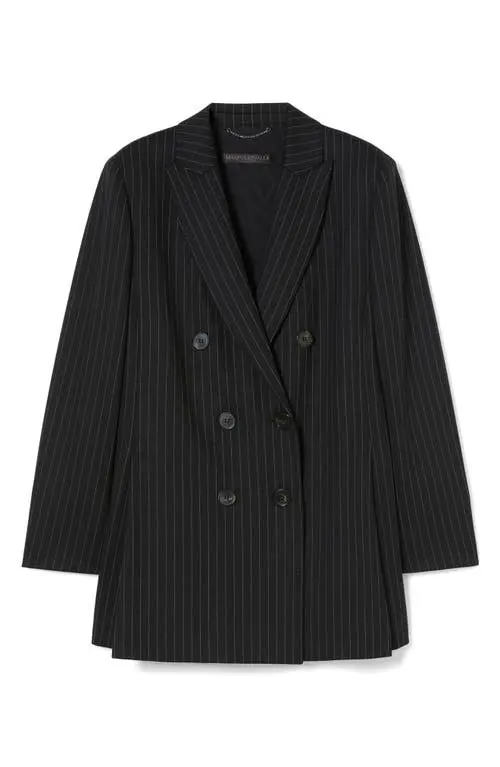 Marina Rinaldi Barbra Pinstripe Stretch Jersey Jacket