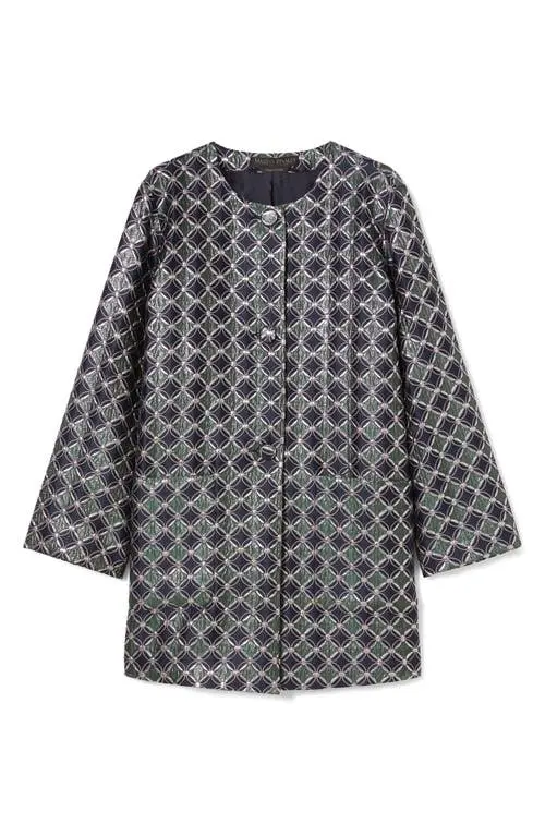 Marina Rinaldi Dinda Geometric Jacquard Jacket