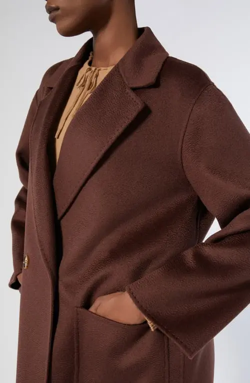 Marina Rinaldi Oche Double-breasted Virgin Wool Coat