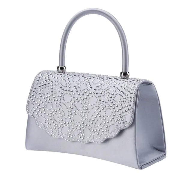 LADY COUTURE Evening Handbag - Silver