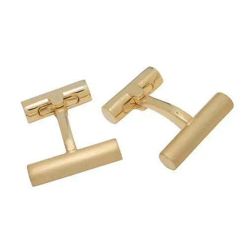 LINK UP Tone Bar Cufflinks - Gold