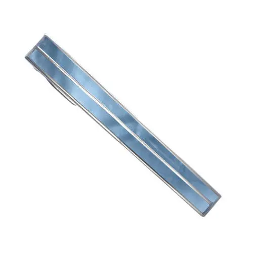 LINK UP Mother Of Pearl Tie Bar - Blue
