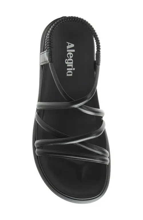 ALEGRIA BY PG LITE Audie Platform Sandal - Caviar