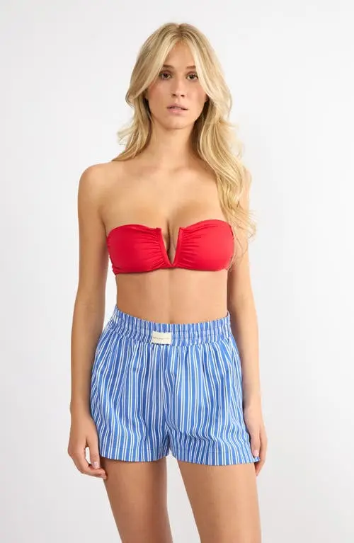 VIENS AVEC MOI Strapless Bikini Top