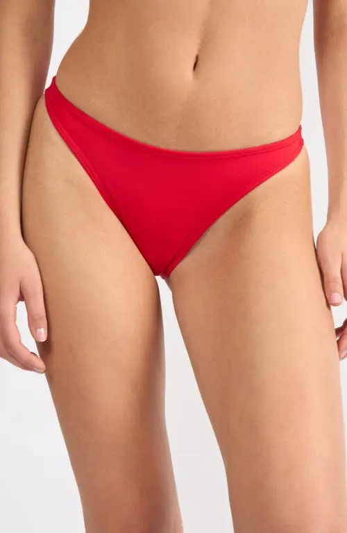 VIENS AVEC MOI Hipster Bikini Bottoms - Red